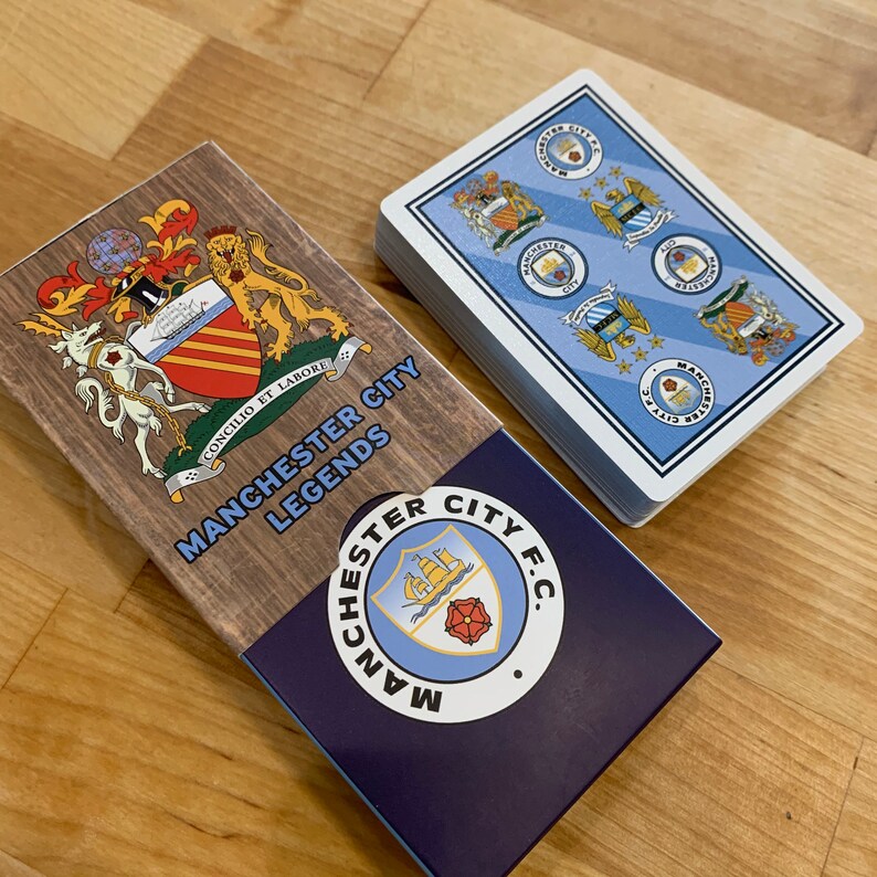 Manchester City Legends Playing Cards - Etsy