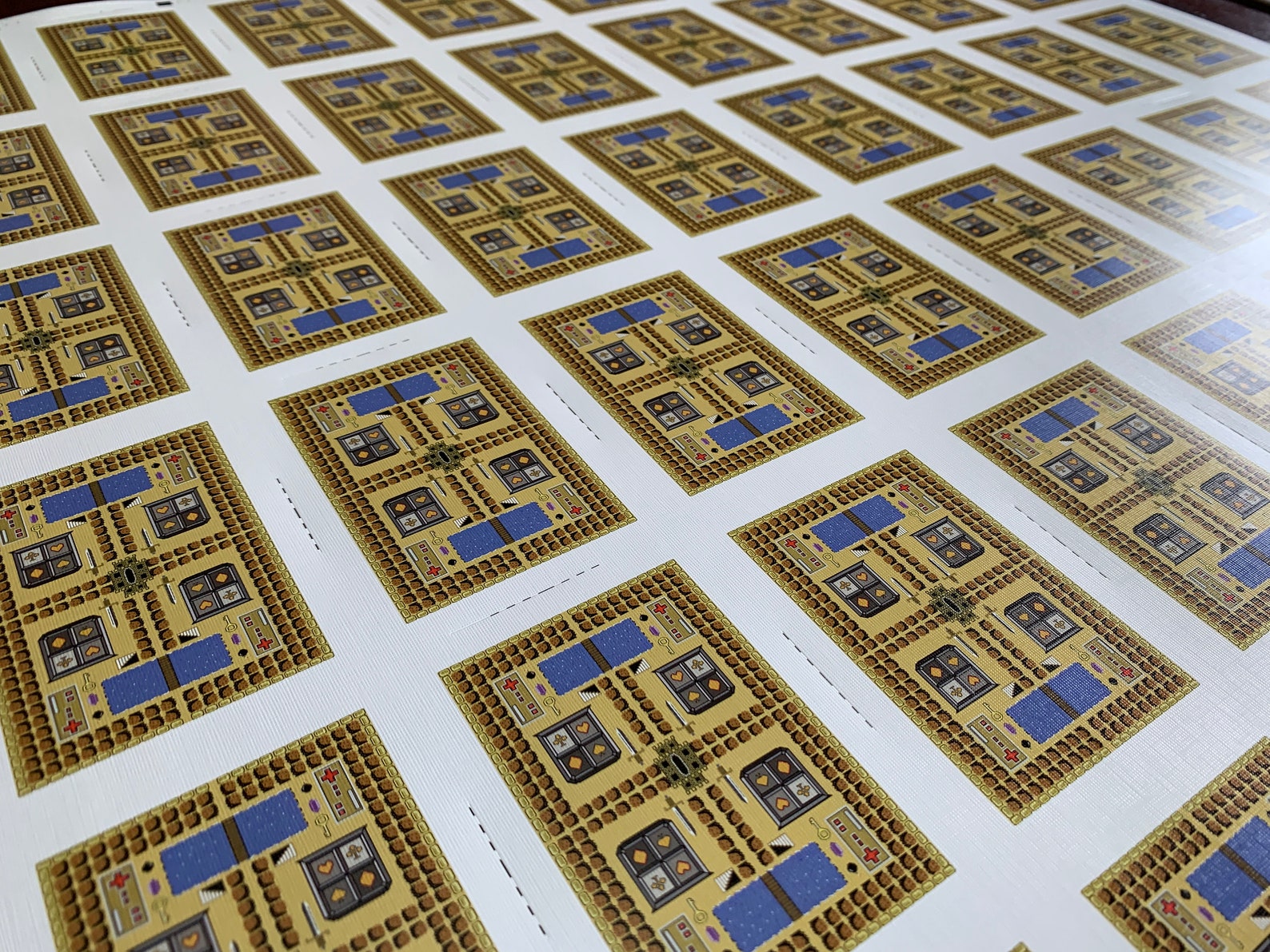 8-bit Gold Limited Uncut Sheet - Etsy