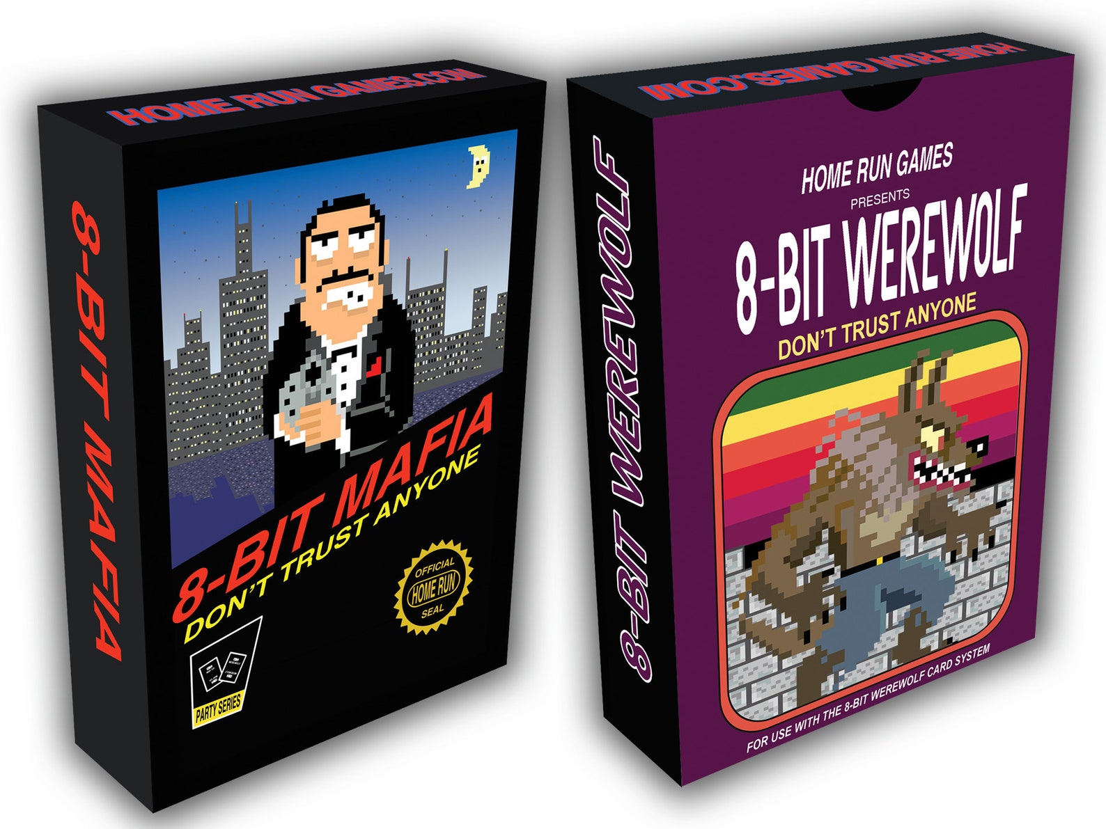 8-bit Mafia and Werewolf Game Pixel Art Style | Etsy