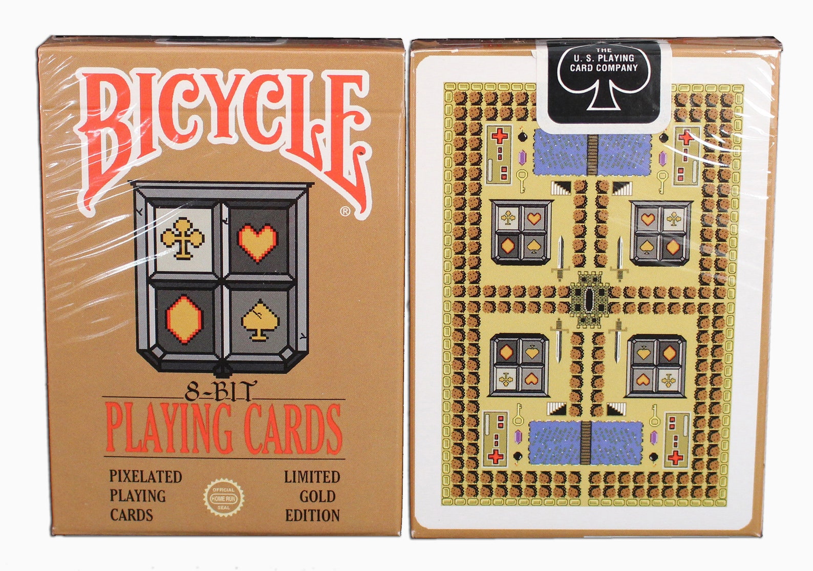 Bicycle 8-bit Gold Limited Playing Cards | Etsy