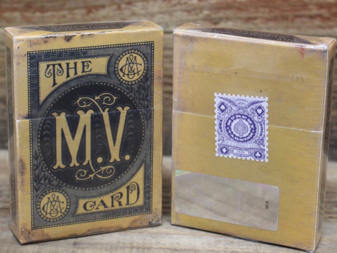 1884 Murphy Varnish Weathered Limited Playing Cards Restoration - Etsy