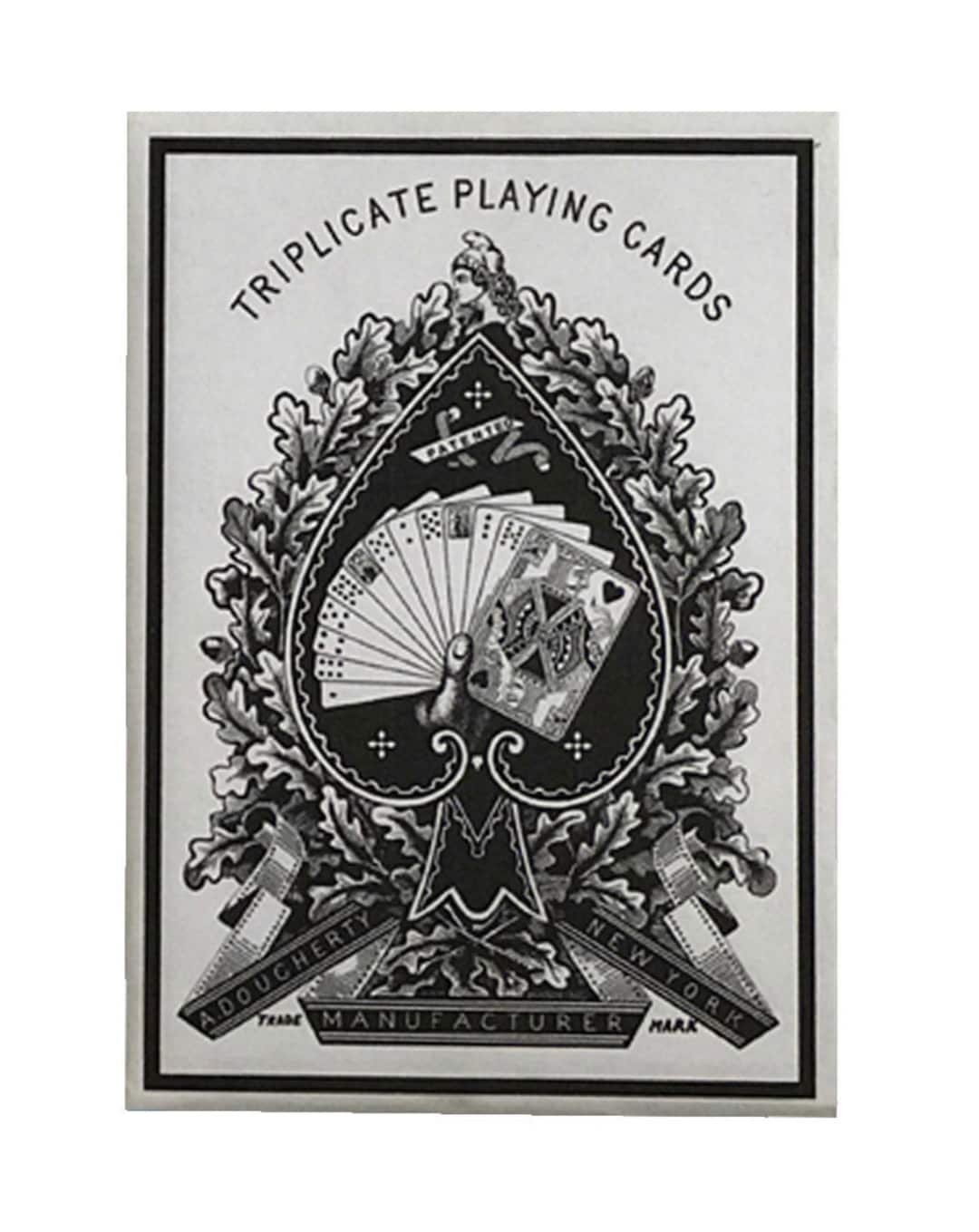 1876 Andrew Dougherty No.18 Triplicate Dragon Blue Original Release ...