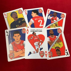 Arsenal Luxury Playing Cards - Etsy