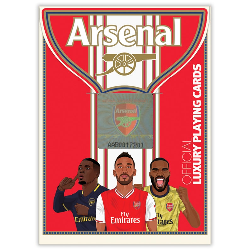 Arsenal Luxury Playing Cards | Etsy