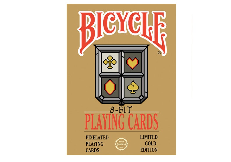 Bicycle 8-bit Gold Limited Playing Cards | Etsy