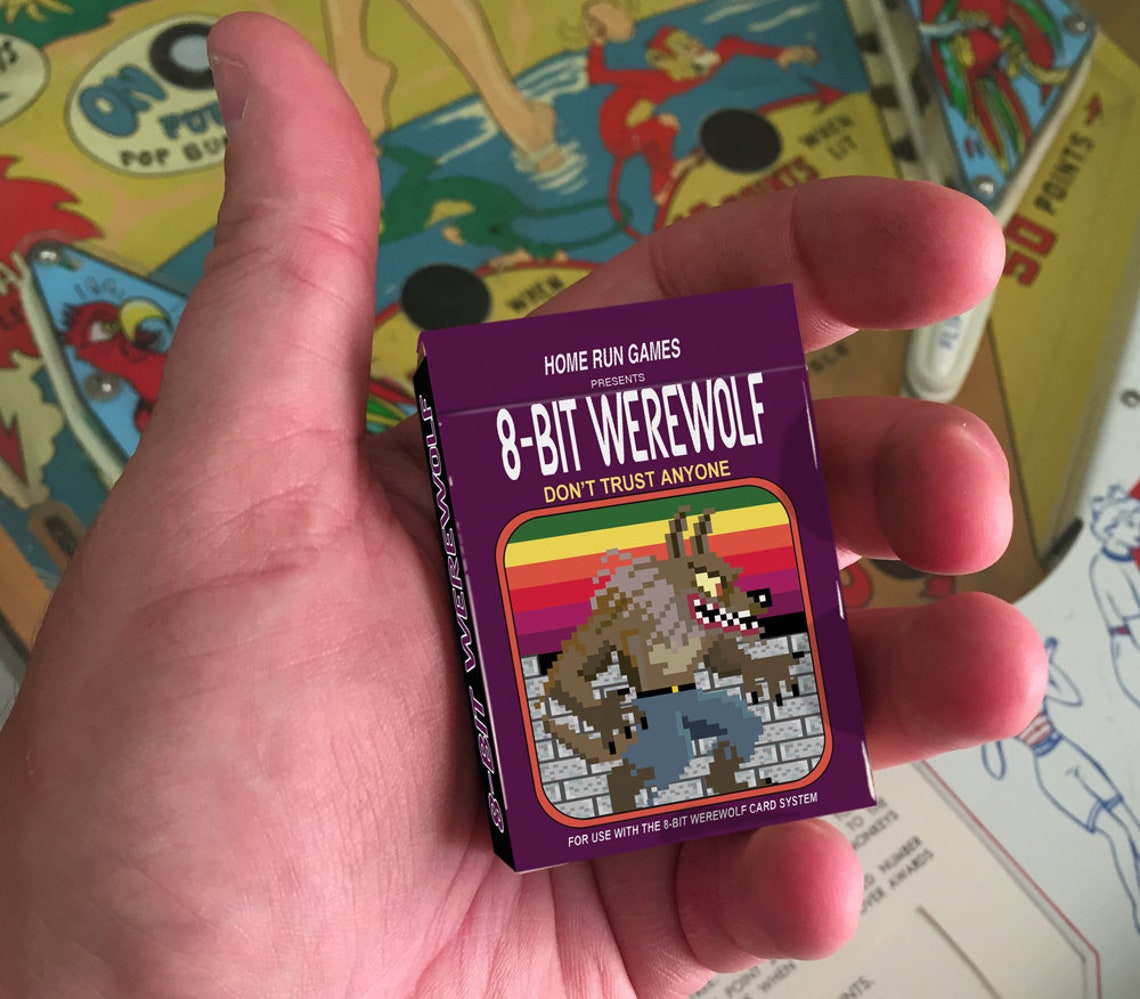 8-bit Mafia and Werewolf Game Pixel Art Style | Etsy