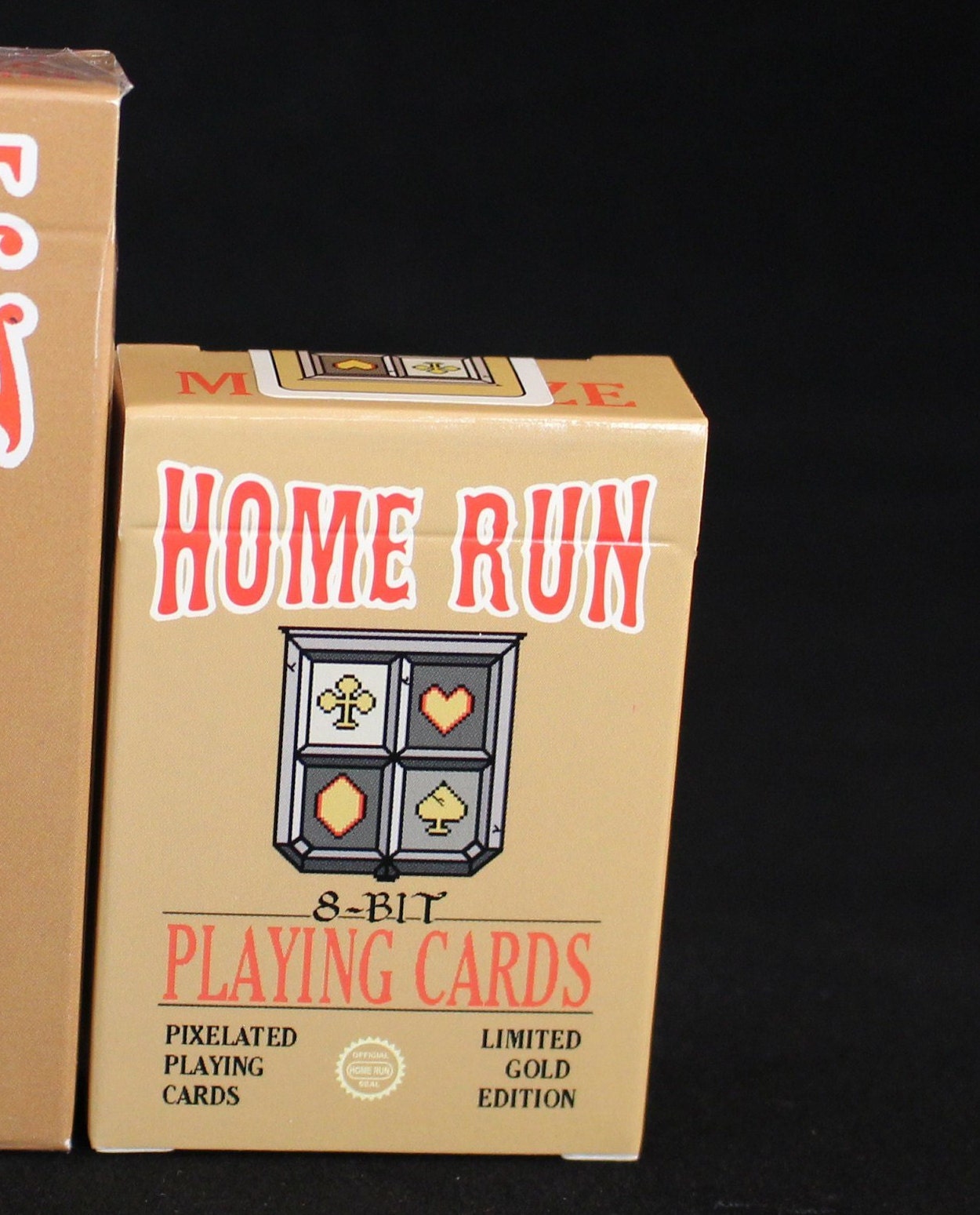 8-bit Mini Gold Playing Cards mini Size - Etsy