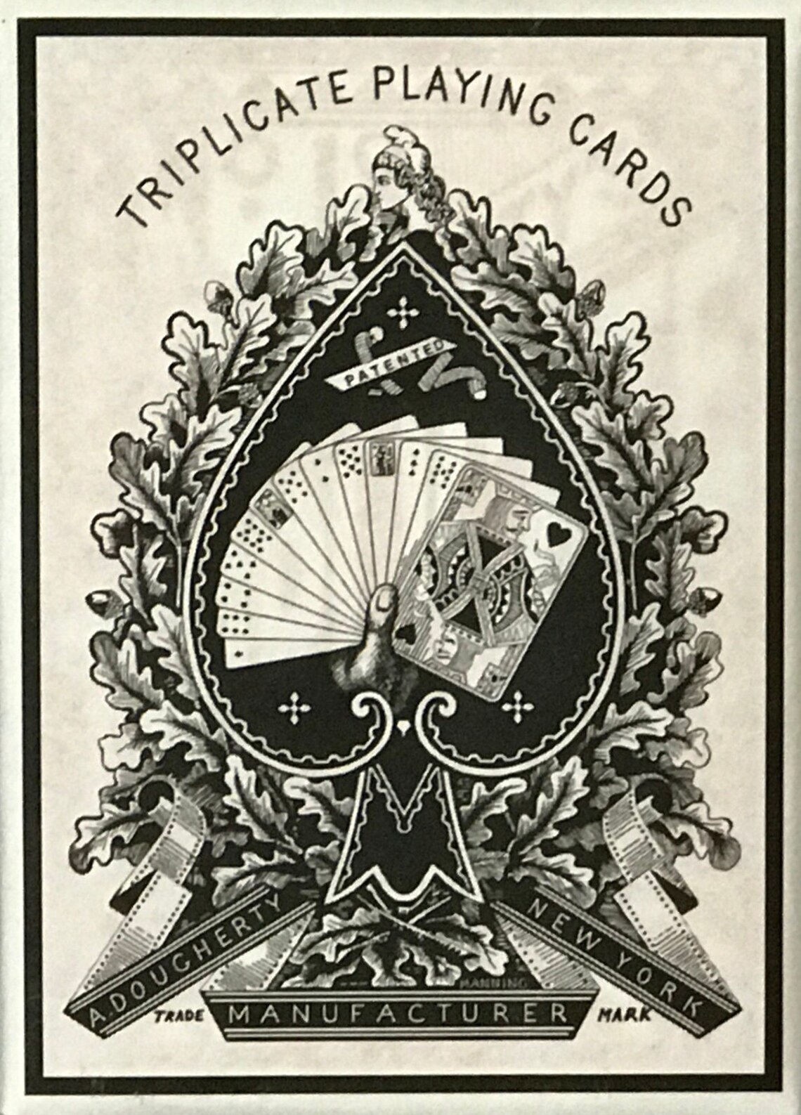 Original Release Triplicate Playing Cards Red - Etsy