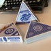 Triangle Playing Cards, Blue - Etsy