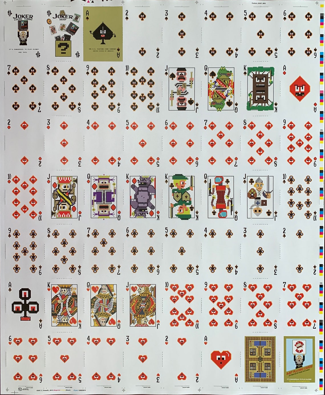 8-bit Gold Limited Uncut Sheet - Etsy