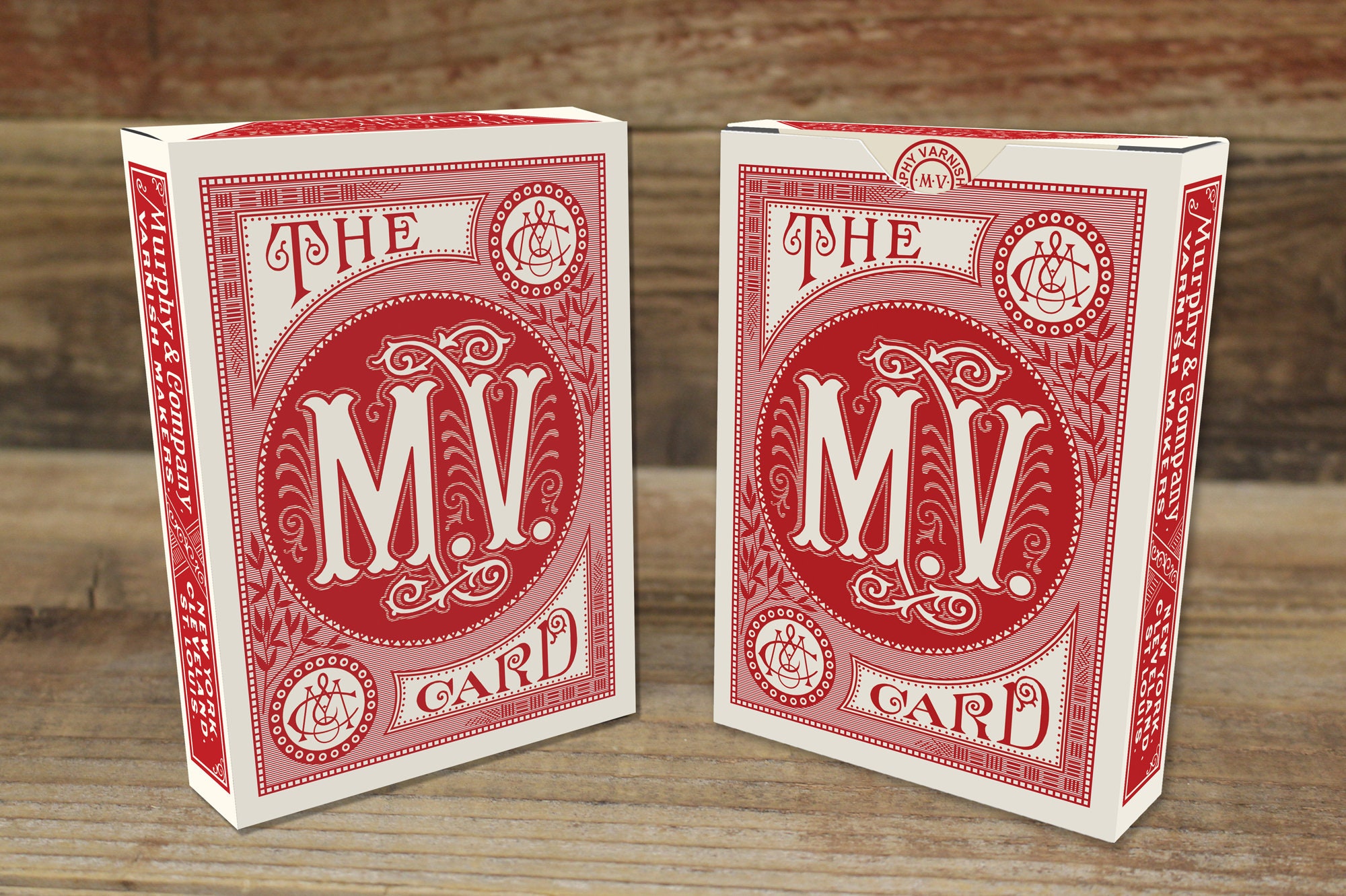 1884 Murphy Varnish Playing Card Restoration Red Back - Etsy