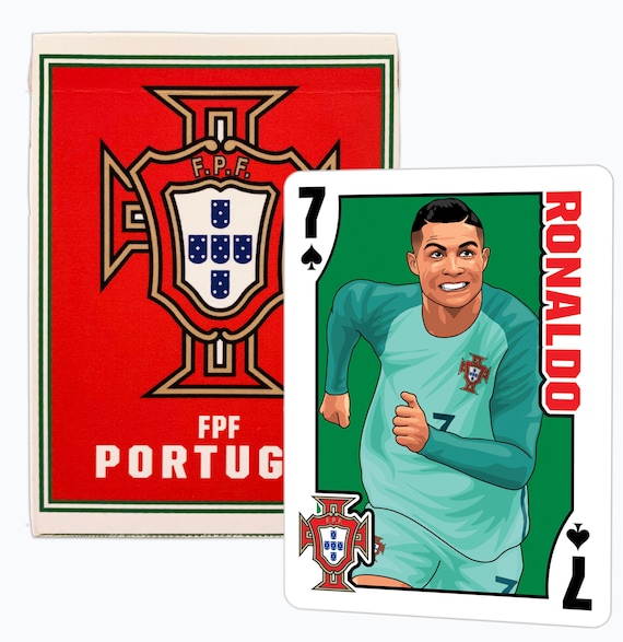 Portugal National Team Playing Cards With Ronaldo | Etsy