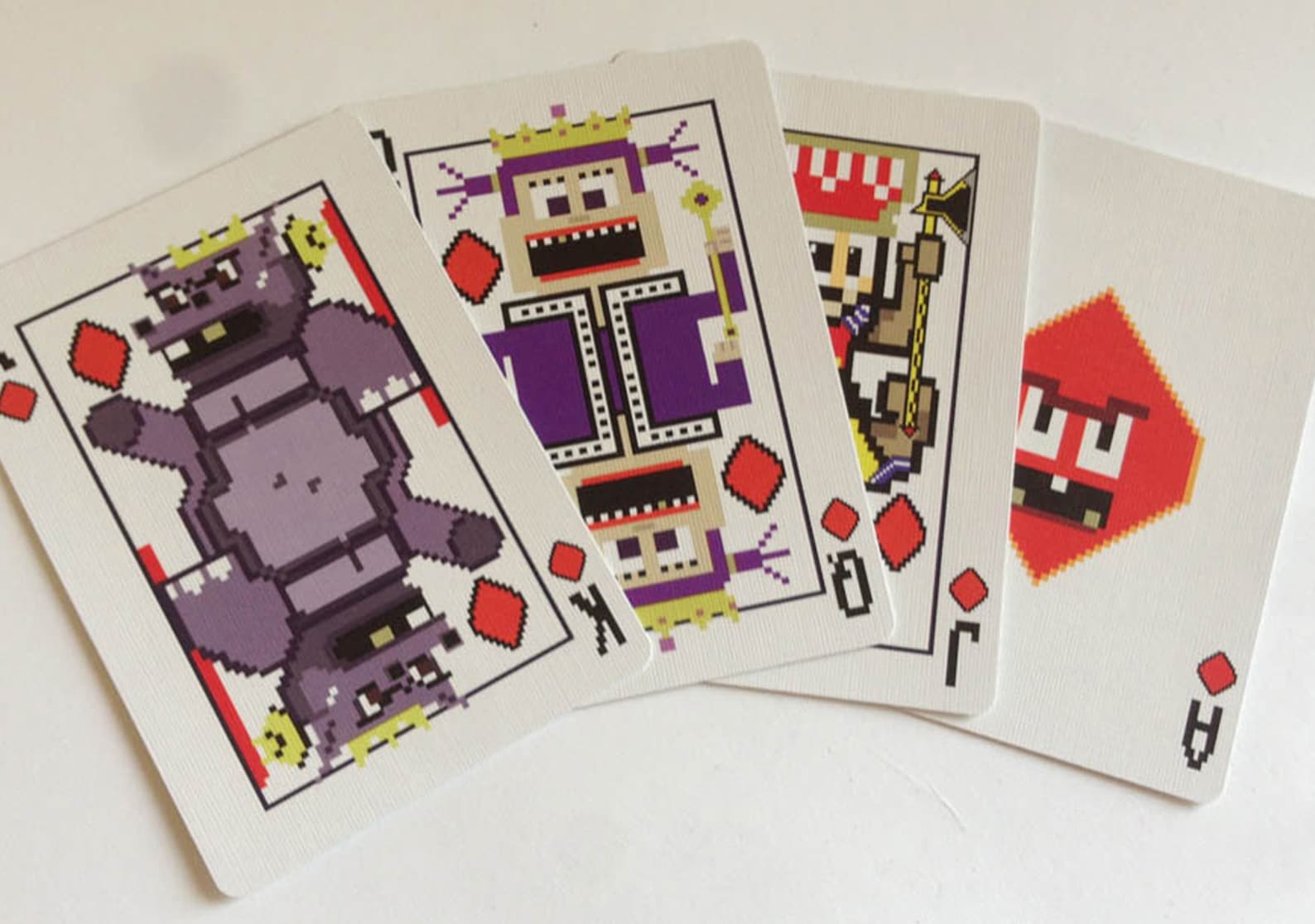 Bicycle 8-bit Gold Limited Playing Cards | Etsy