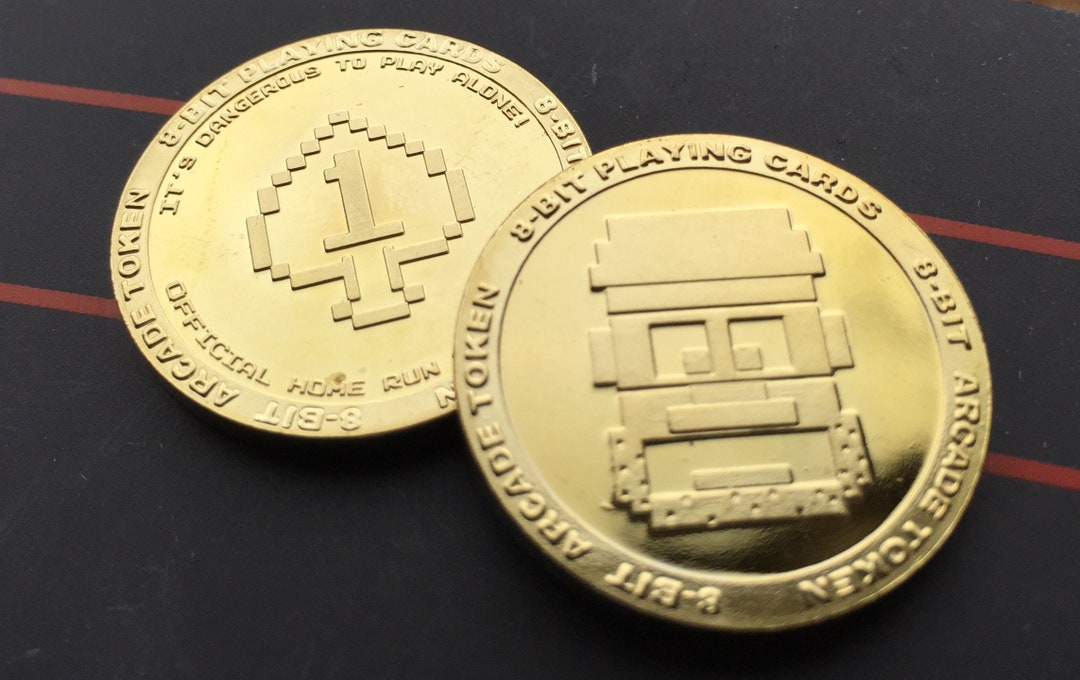 4 Diffrent Retro Arcade Tokens From Home Run Games. - Etsy
