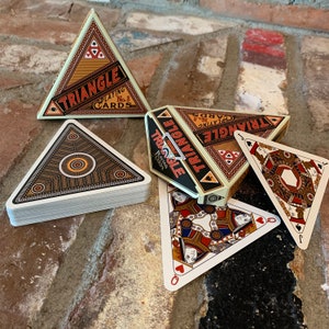 Triangle Playing Cards, Limited - Etsy