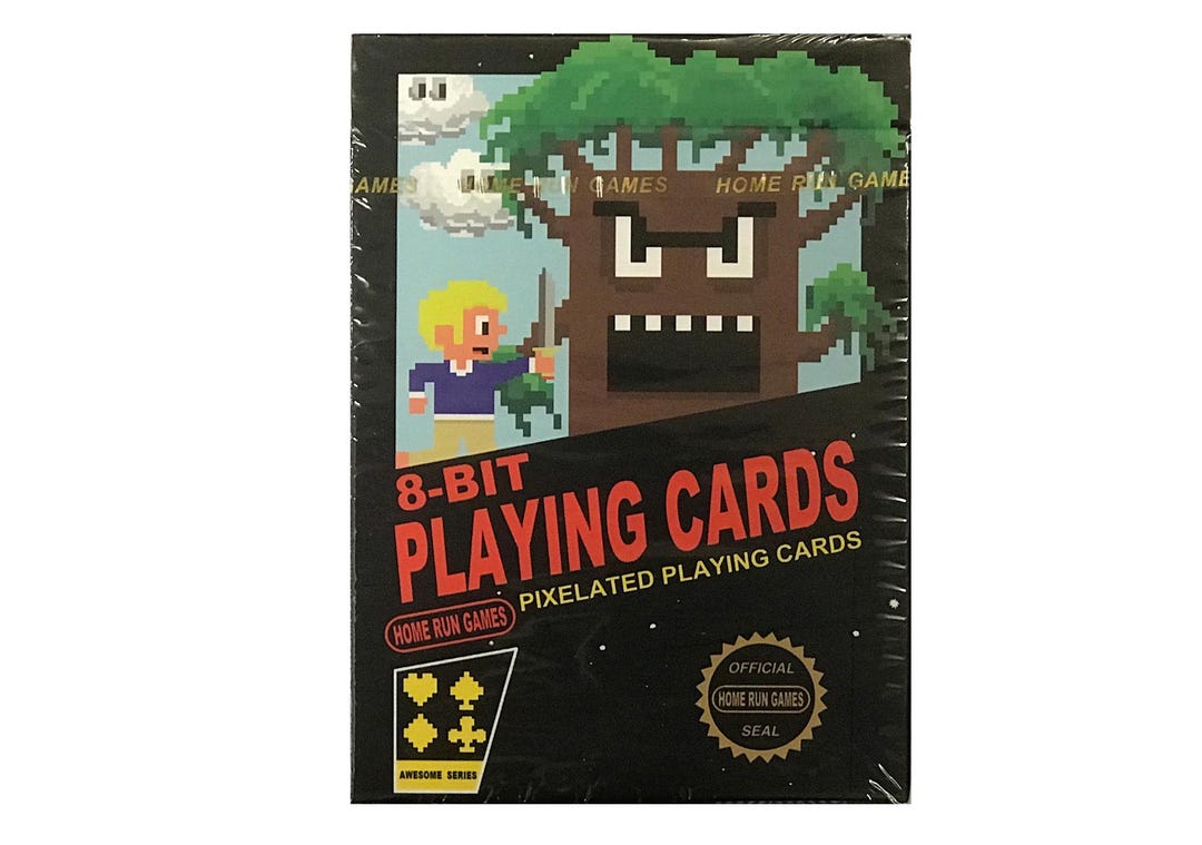 8-bit Playing Cards, Retro, 80's, Vintage, Classic, Video Games, Arcade ...