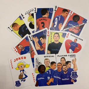 Everton FC Playing Cards - Etsy