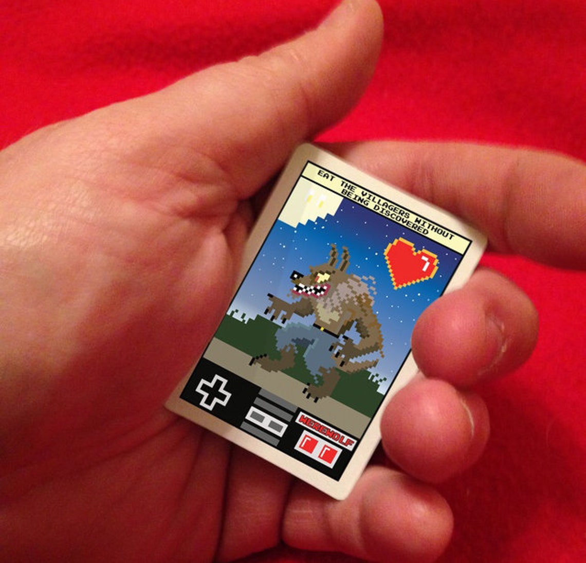 8-bit Mafia and Werewolf Game Pixel Art Style | Etsy