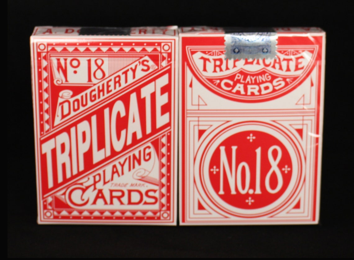 Triplicate Playing Cards - Etsy