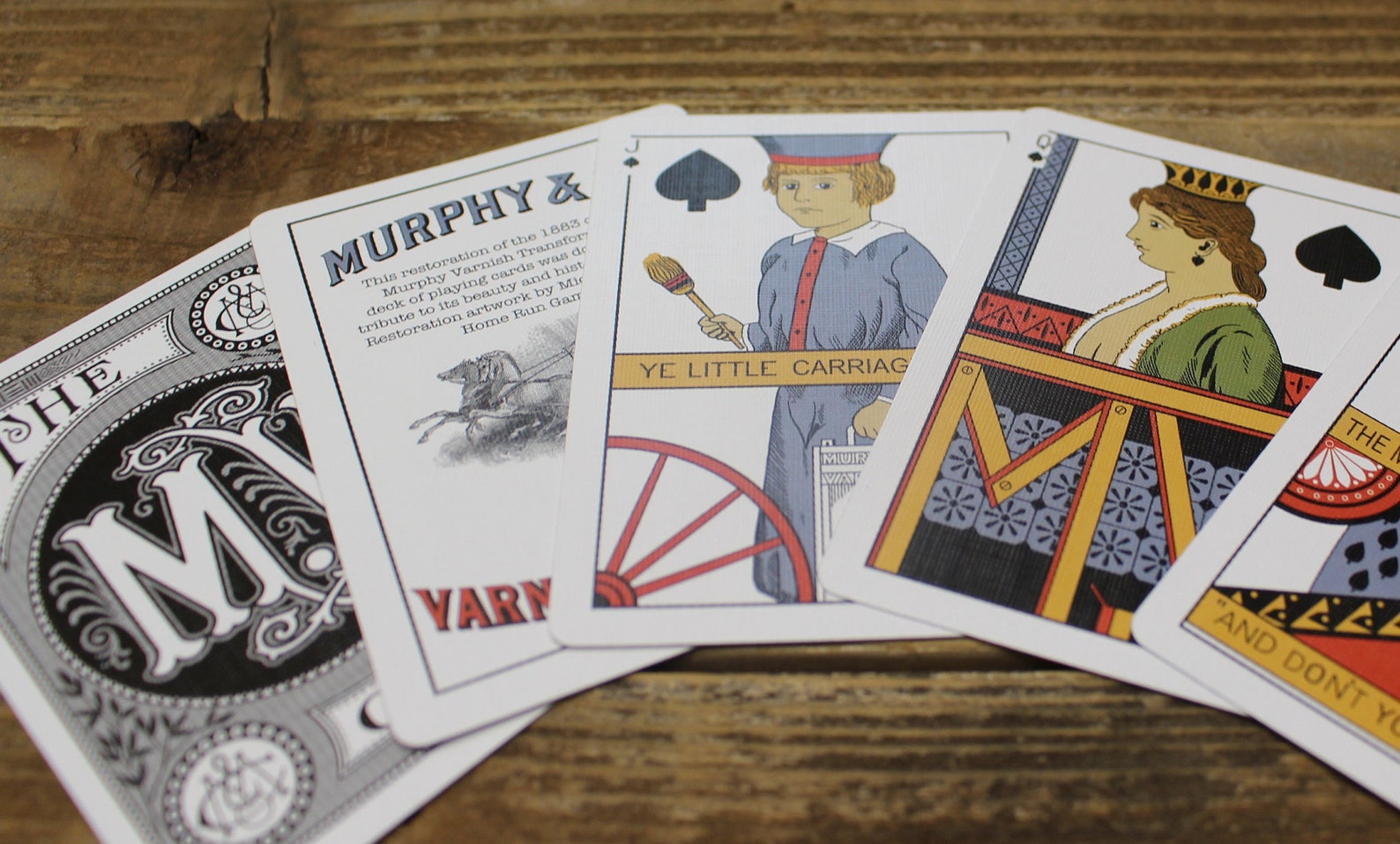 Limited 1884 Murphy Varnish Playing Card Restoration Red Back - Etsy