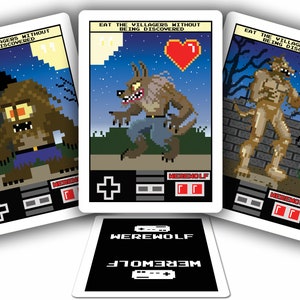 8-bit Mafia and Werewolf Game Pixel Art Style - Etsy