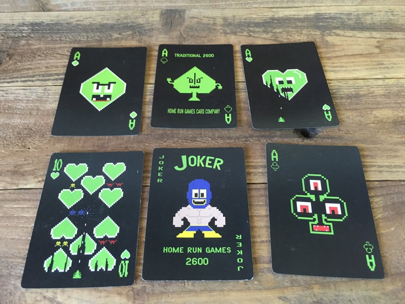 8-Bit 2600 Playing Cards | Etsy