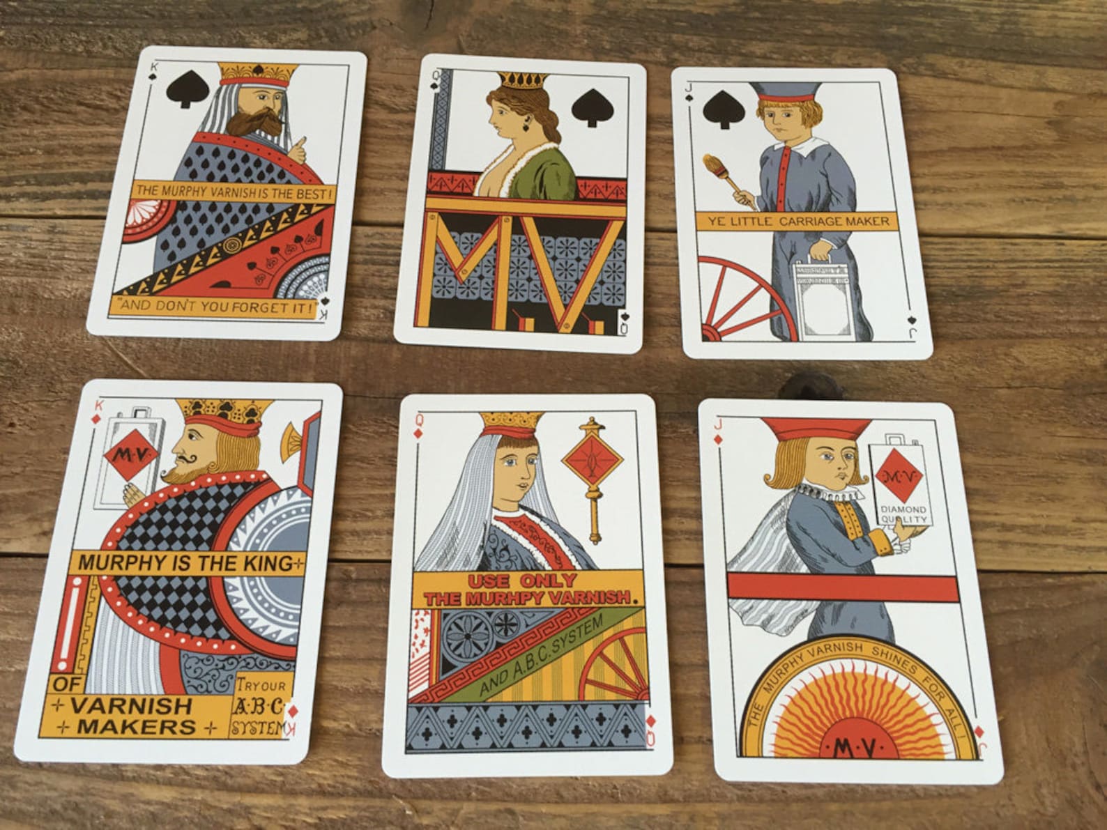 1884 Murphy Varnish Playing Card Restoration - Etsy
