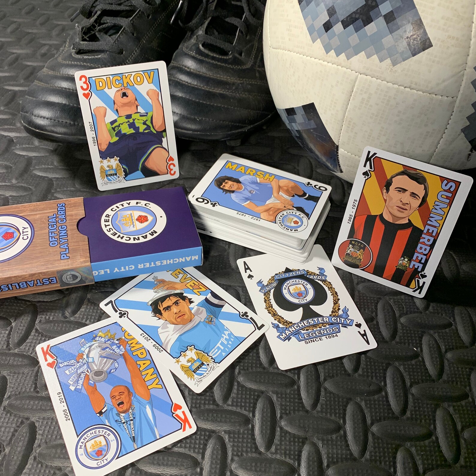 Manchester City Legends Playing Cards - Etsy