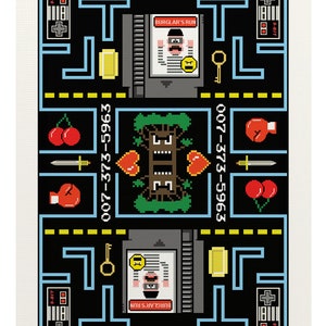 8-bit Playing Cards, Retro, 80's, Vintage, Classic, Video Games, Arcade ...