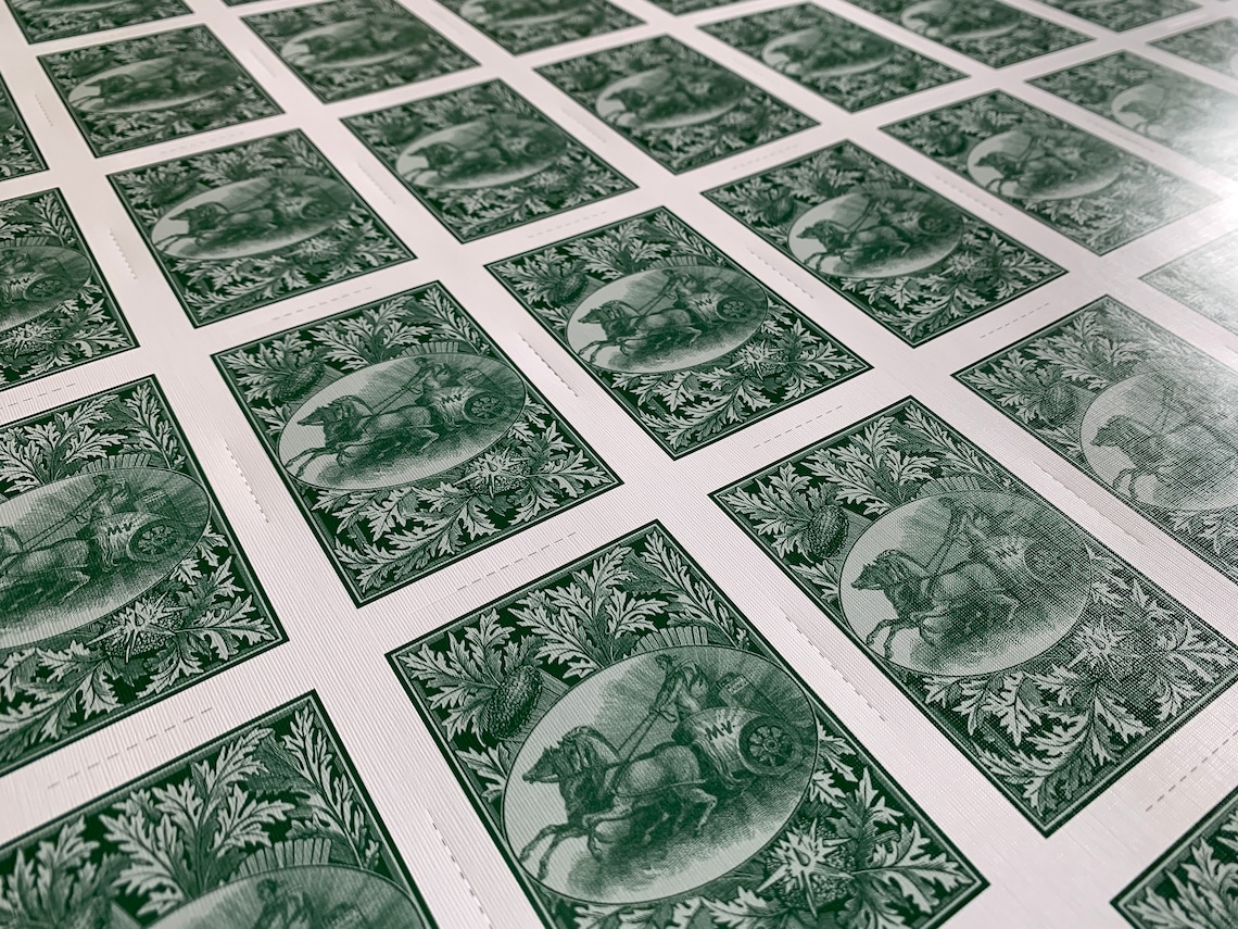 Murphy Varnish Playing Cards, Uncut Sheet - Etsy