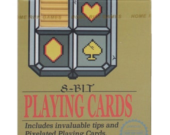 8-bit Playing Cards RED / BLUE Retro Gaming Console Pixel Art - Etsy UK