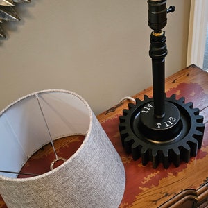 Vintage Gear Lamp, One of a Kind; Industrial, Steampunk Look. - Etsy
