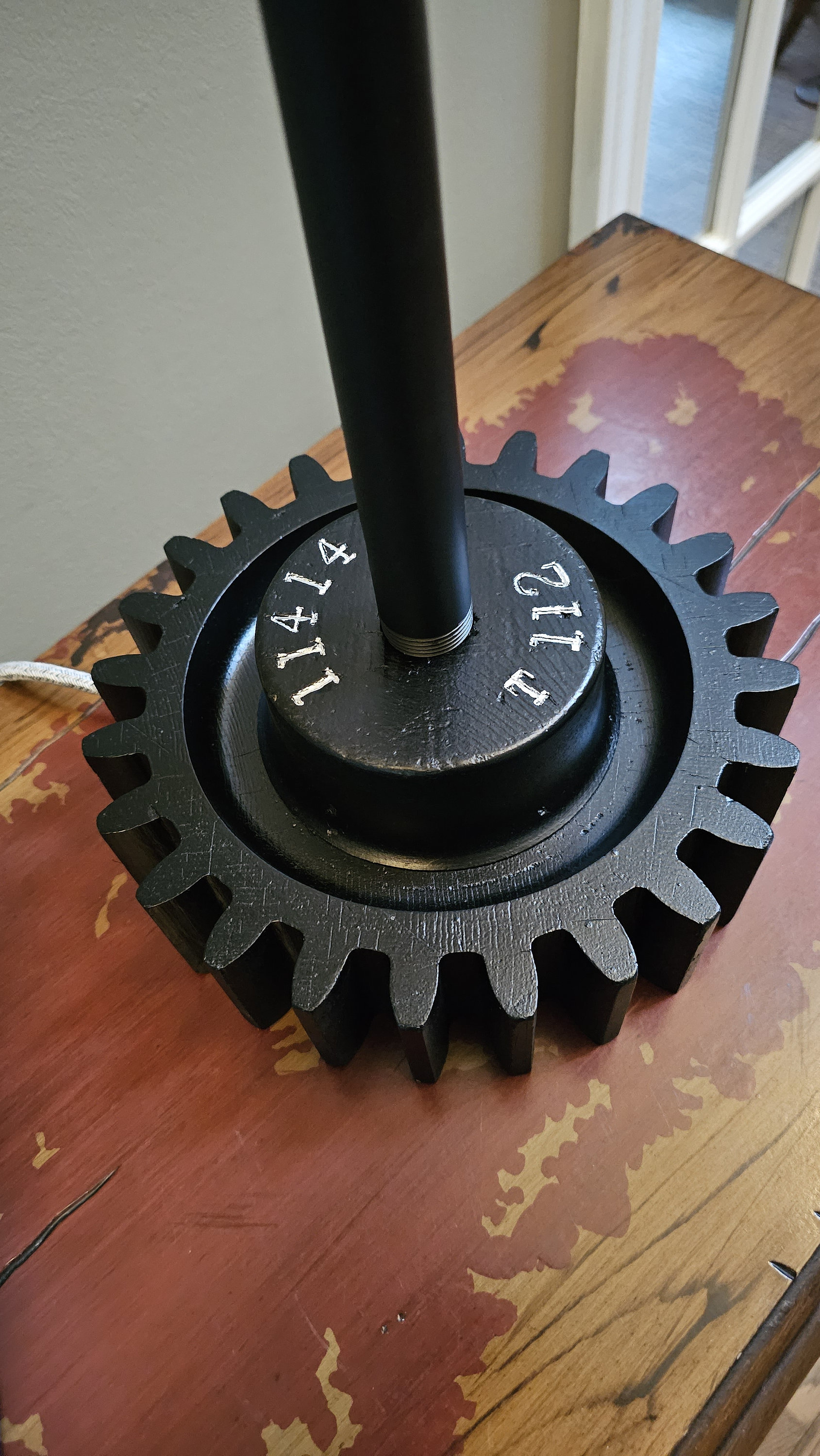 Vintage Gear Lamp, One of a Kind; Industrial, Steampunk Look. - Etsy