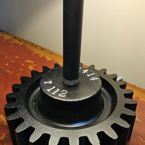 Vintage Gear Lamp, One of a Kind; Industrial, Steampunk Look. - Etsy