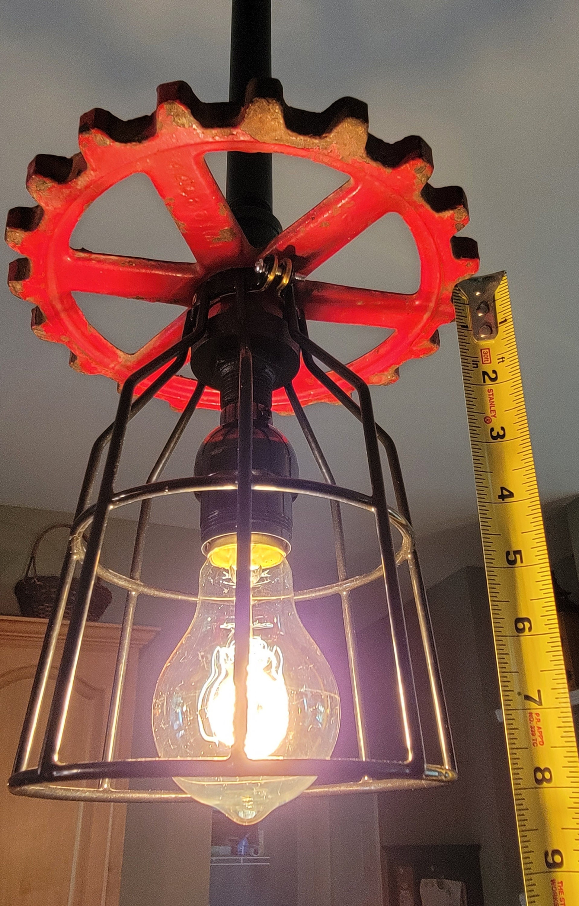 Repurposed Industrial Gear Pendant Lights - Etsy