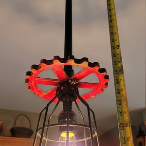 Repurposed Industrial Gear Pendant Lights - Etsy