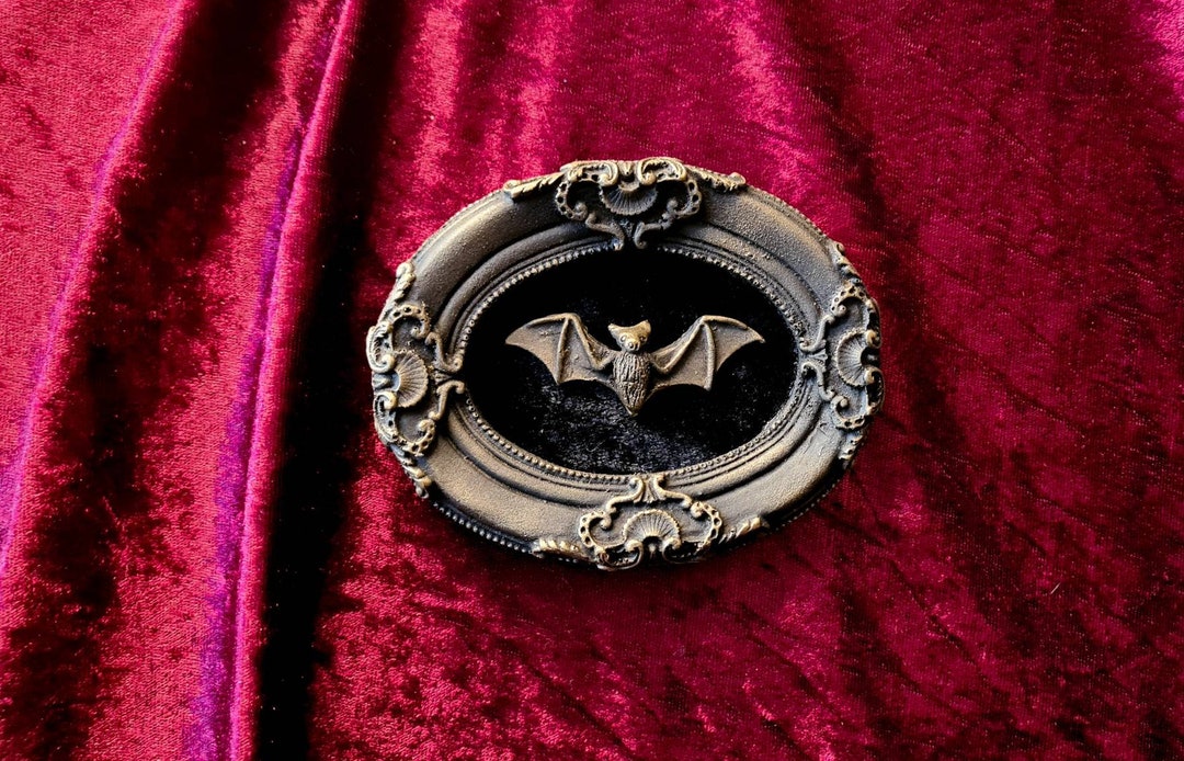 Gothic Bat Frame - Dark Victorian Wall Decor - Occult Bat Wings Home ...