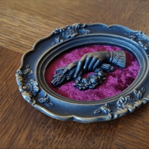 Victorian Mourning Hand - Gothic Wall Art - Occult Dark Home Decor ...