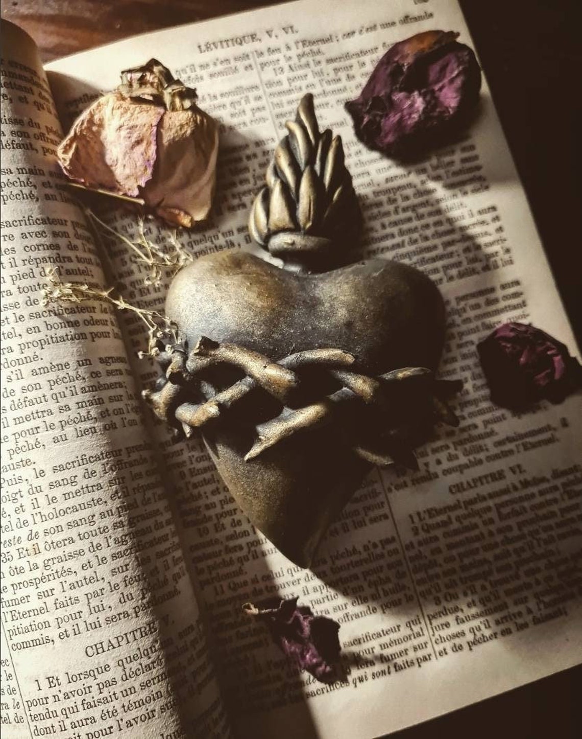 Sacred Heart Occult Gothic Home Decor - Etsy