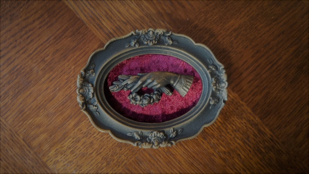 Victorian Mourning Hand - Gothic Wall Art - Occult Dark Home Decor ...