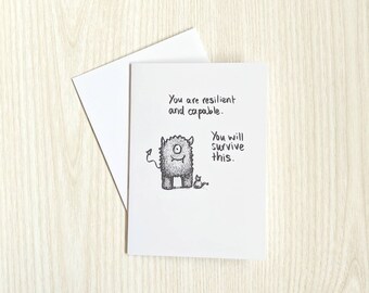 Tough Times Card | Etsy