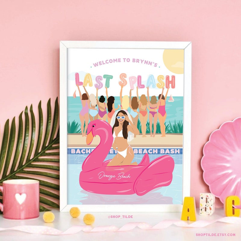 Last Splash Bachelorette - Etsy