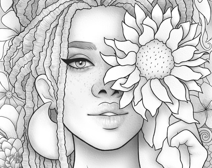 Premium coloring pages SVG files by DoaaMoazPrints on Etsy