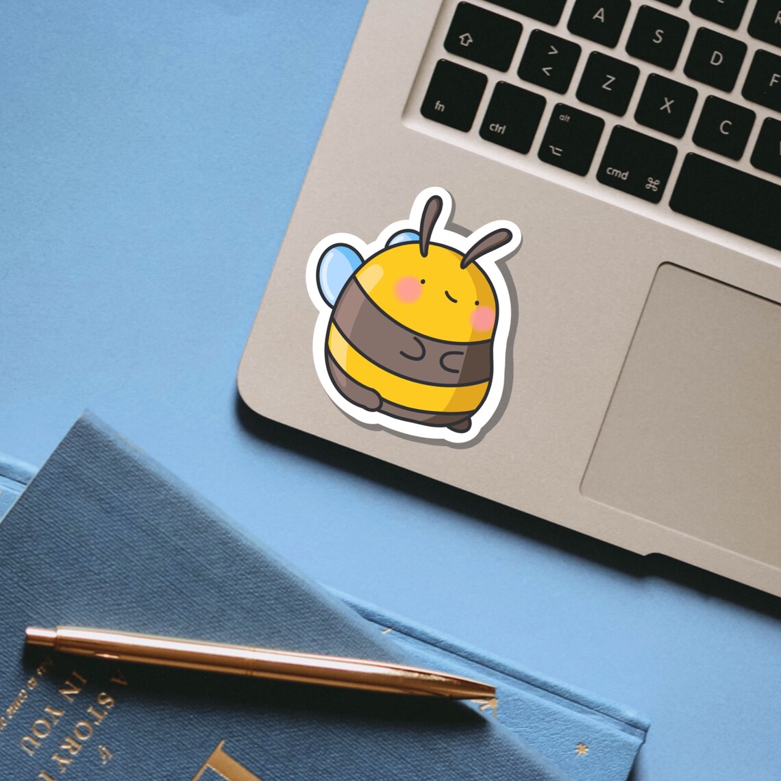 Cute Bumblebee Vinyl Sticker Kawaii Bee Stickers Cute - Etsy UK