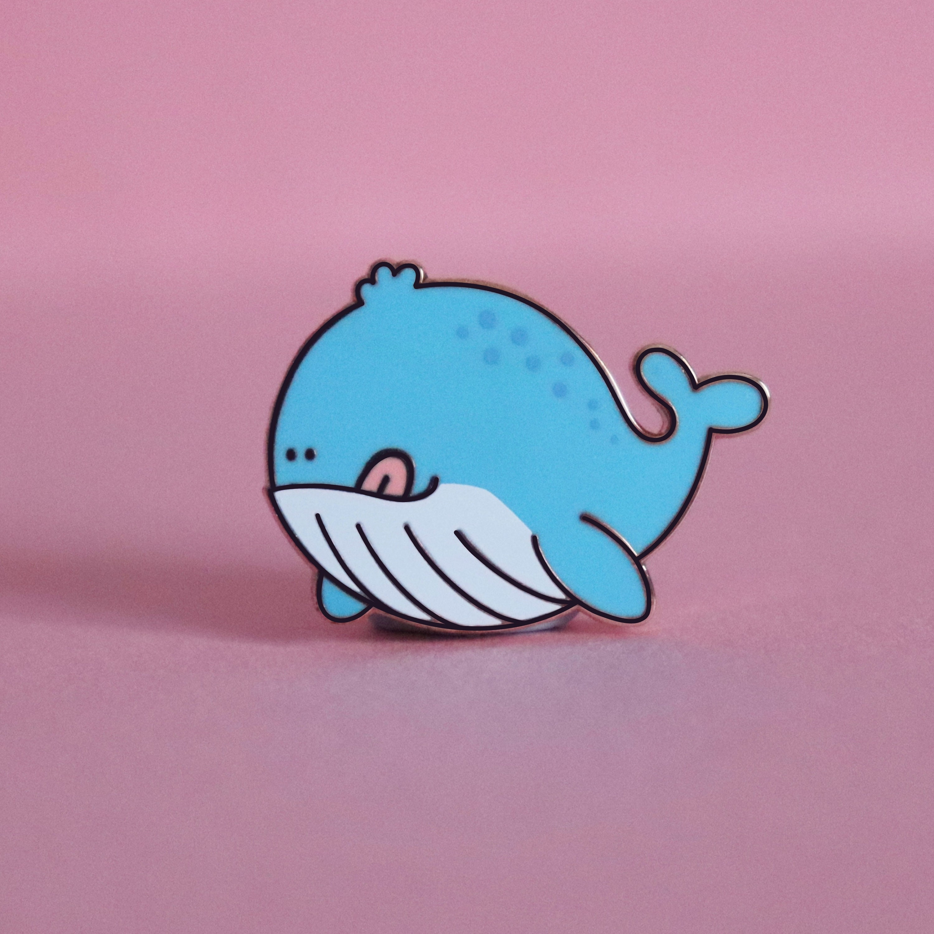 Whale Enamel Pin | Kawaii Whales Pin | Rose Gold Sea Life | Hard Enamel ...