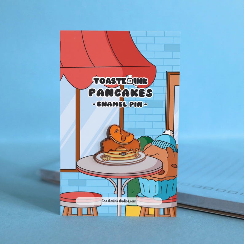 Pancakes Enamel Pin | Kawaii Cute Breakfast Pin | Rose Gold Pancake ...