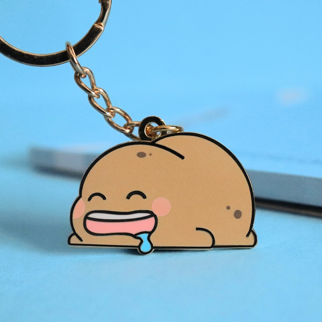 Sleeping Potato Key Ring | Kawaii Potato Keychain Keychain | Key Ring ...