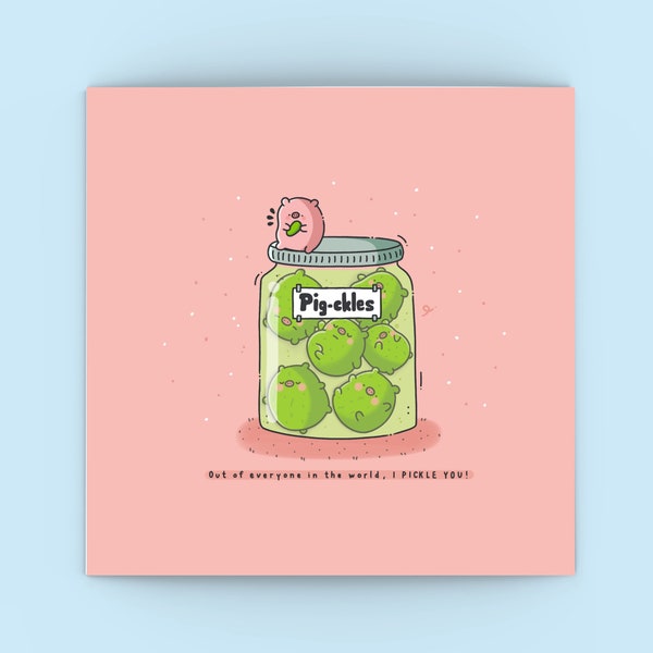 Pickle Card - Etsy