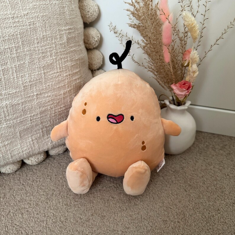 Potato Plush Toy – Cute Kawaii Plushie With Hair and Dangly Feet | 20cm ...