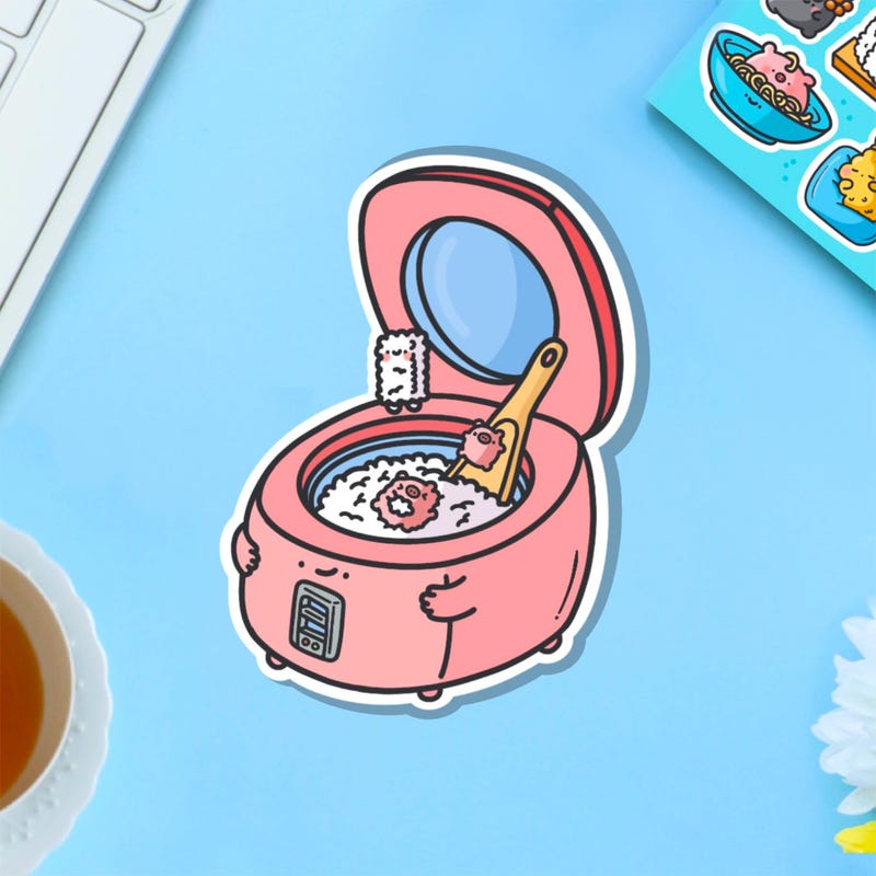 Rice Cooker Decal - Etsy